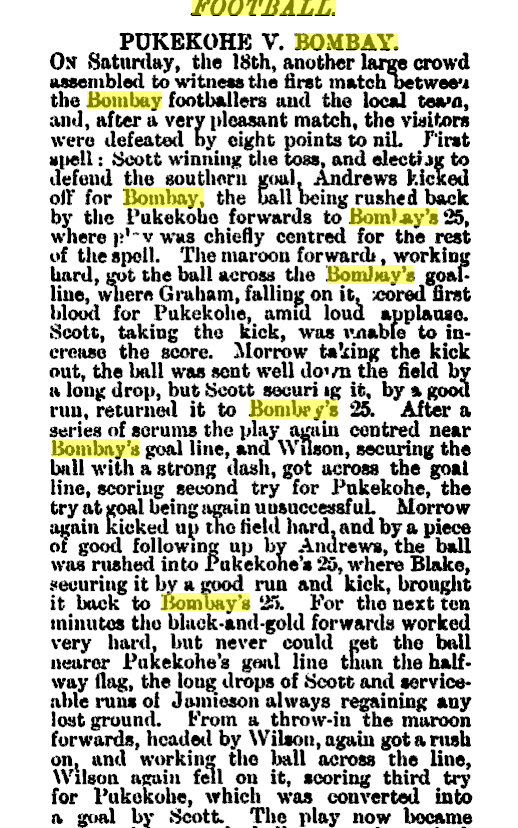 Bombay Rugby Football Club: The first two years – THE SHIP BOMBAY!